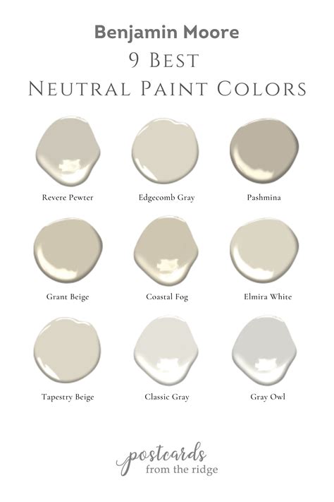 Top 5 Benjamin Moore Paint Colors Psoriasisguru
