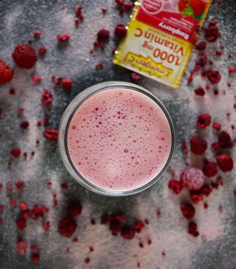 Raspberry Yogurt Drink Savory Spin