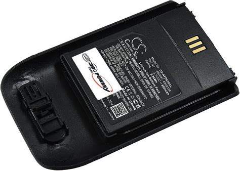 Powery Akku Für Ascom Dect 3735 Akku 800 Mah 3 7 V