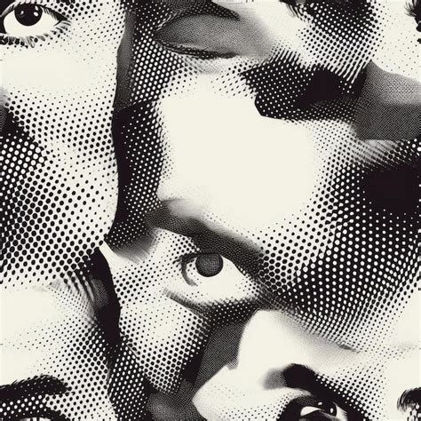 Premium Ai Image The Unique Pattern On A Piece Of Comic Halftone
