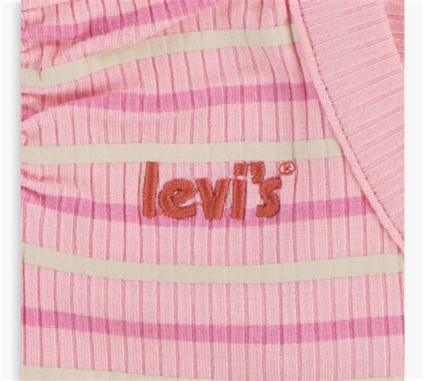 Striped Ribbed Tank Top Big Girls S Xl Pink Levis® Us