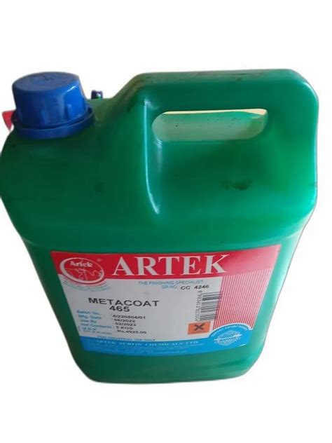 Artek Metacoat 465 Electroplating Chemical Grade Standard Technical