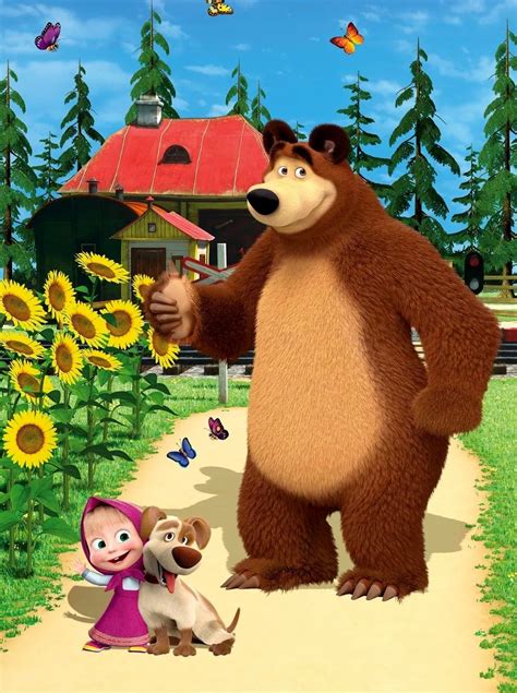 Аудиосказка Маша и Медведь Cute Wallpapers Masha And The Bear Draw On Photos