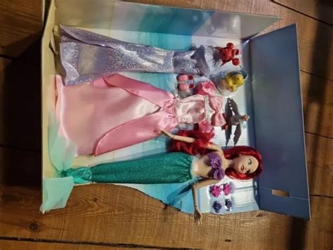 Disney Store Little Mermaid Ariel Doll From Princess Ariel T Set
