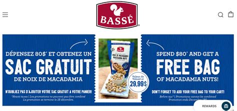 Basse Nuts Canada Get A Free Bag Of Macadamia Nuts When You Spend 80
