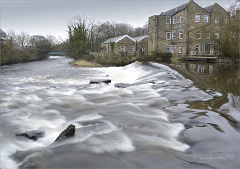 Saltaire Daily Photo Weir Flow