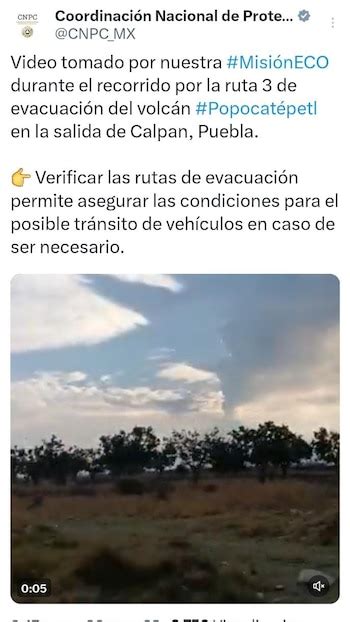 Intensa Actividad Del Volcán Popocatépetl 20 De Mayo Se Mantendrá