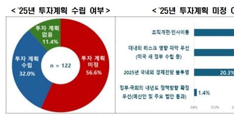 대기업 10곳 중 1곳 내년 투자 계획 없어