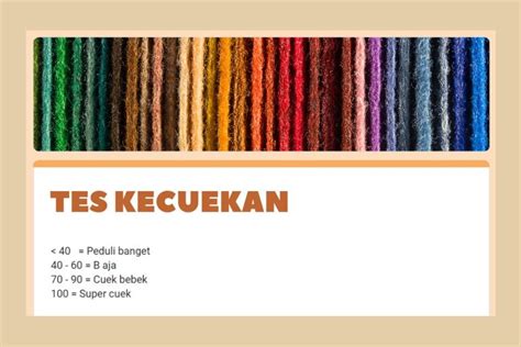 LINK Tes Ujian Kecuekan Google Form Docs Seberapa Cuek Sih Kamu Orangnya