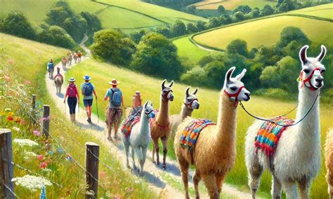 Llama Trekking Sussex Adventures