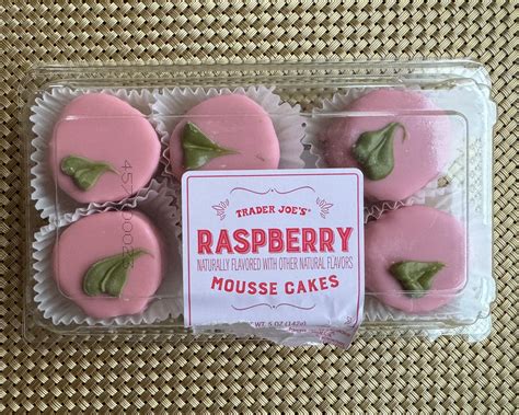 Trader Joes Raspberry Mousse Cakes Review Club Trader Joes