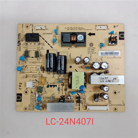 Jual Power Supply Regulator Mesin Tv Psu Tv Led Sharp Lc 24n407i