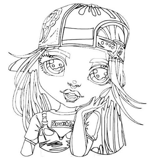 Ruby Anderson From Rainbow High On Netflix Coloring Pages Cute