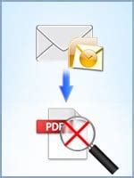 Convert Outlook Emails To A Non Searchable PDF By CoolUtils