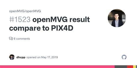 Openmvg Result Compare To Pix4d · Issue 1523 · Openmvgopenmvg · Github