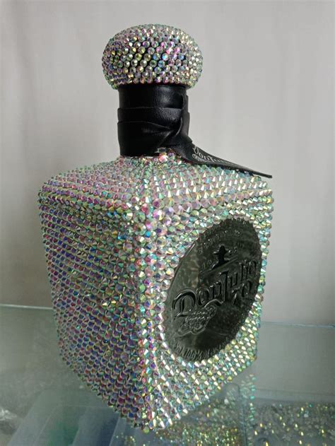 Don Julio 70 Con Cristales Botellas De Licor Decoradas Botellas De