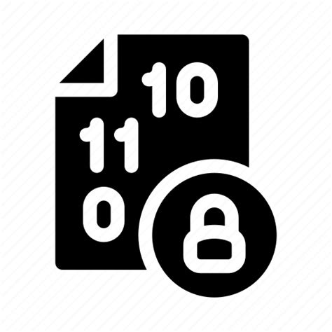 Padlock Encrypted Data Digital Security Privacy Protection Icon