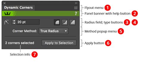 Dynamic Corners Panel Astute Graphics Documentation