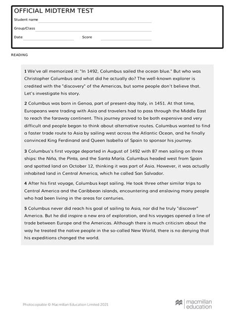 Miterm Test B Pdf