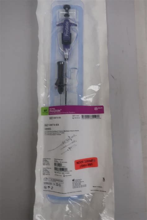 New Abbott 12673 03perclose Proglide Suture Medicated Closure System