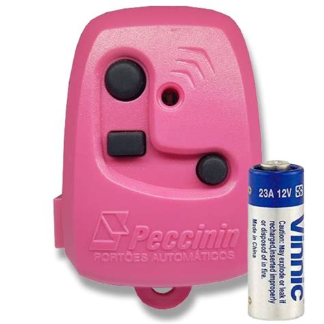 Controle Remoto Para Portão Peccinin Nice Tx c Rosa PECCININ Alarme Zalon Super Promoções