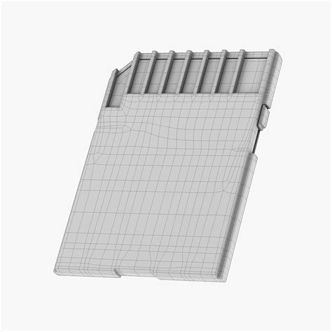 Secure Digital Sd Card 3d Model Turbosquid 1182108