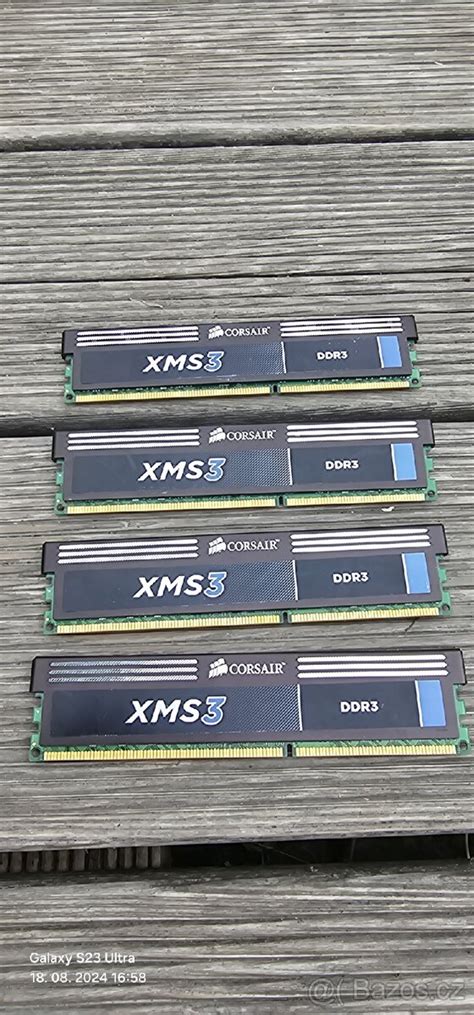Ddr3 Corsair Xms3 4x 4g Jičín Bazošcz