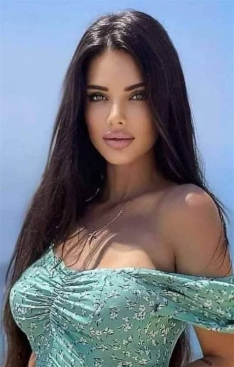 Beautiful Gorgeous Gorgeous Women Dark Brunette Foto Casual