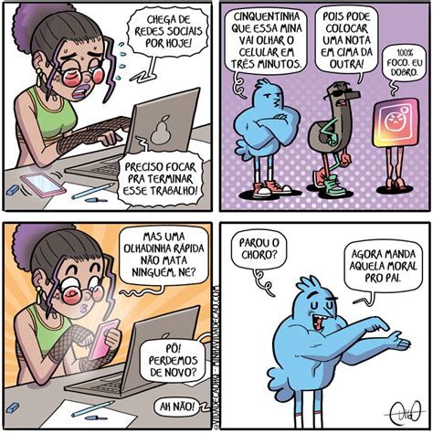 Redes Sociais E O Foco Diário De Ideias Gráficas Quase Originais