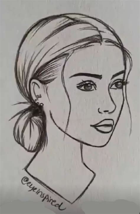 Easy Pencil Drawings Of People