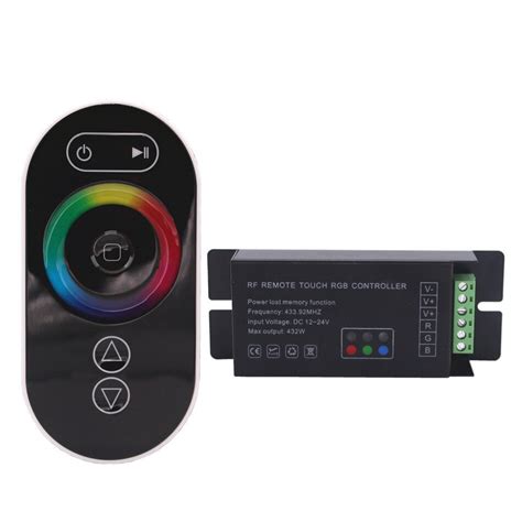 DC V A Touch LED RGB Controller RF Wireless Remote Control For SMD RGB LED