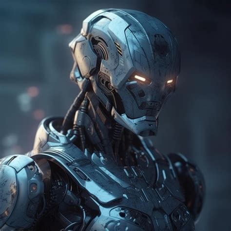 Tecnolog A De Imagen De Robot De Ia Realista Ia Generativa Foto Premium