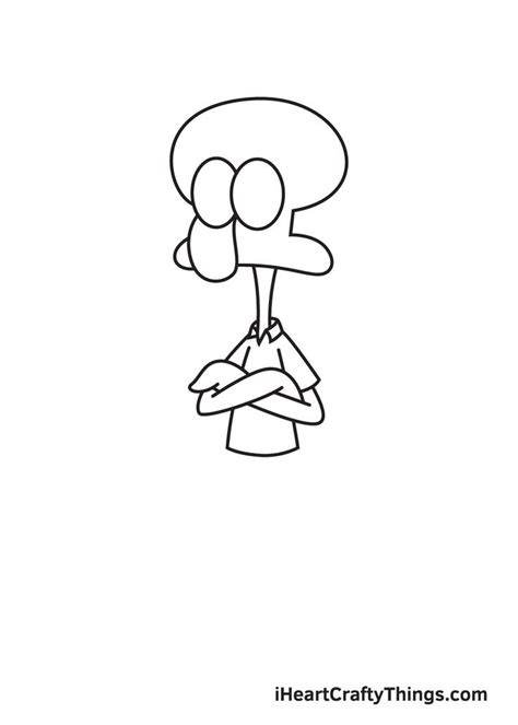 How To Draw Squidward A Step By Step Guide Mini Canvas Art Cartoon Drawings Adult Coloring