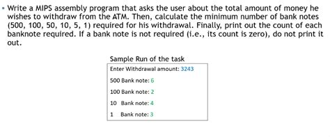 Solved Write A Mips Assembly Program That Asks The User