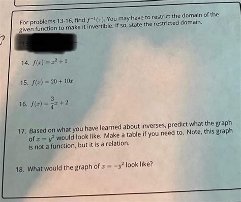 solved for problems 13 16 find you may have to