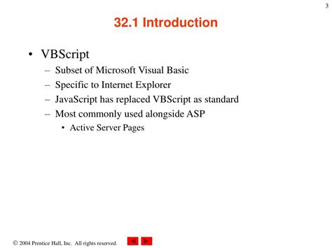Ppt Chapter 32 Vbscript Powerpoint Presentation Free Download Id