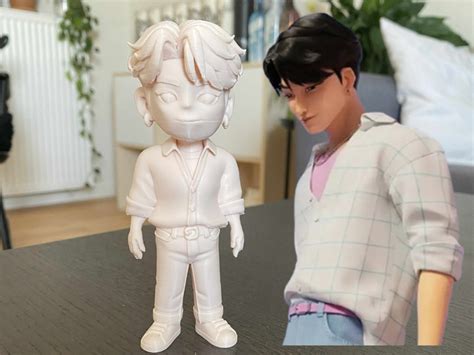 Kpop Demon Hunters Jinu Chibi Style By Realox89 Makerworld Download