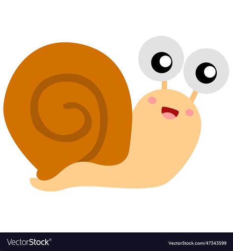 Snail Clipart Royalty Free Vector Image Vectorstock