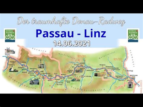 Donauradweg Passau Linz Youtube