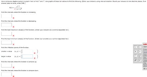 Solved Enswers F X 1 X1 X27 X31 Find The Interval Of Chegg