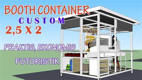 Desain Booth Container 58 Koleksi Gambar