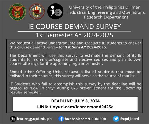 Home Department Of Industrial Engineering And Operations Research Up Diliman