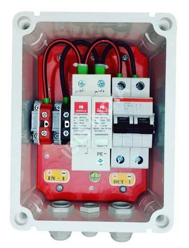 Dcdb 1 In 1 Out Fuse Mcb Spd 500v Premium At Rs 1470 Solar Acdb In