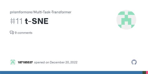 t sne · issue 11 · prismformore multi task transformer · github