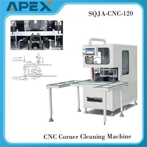 PVC Profile Welding Slag Cleaning Machine CNC UPVC Profile Corner