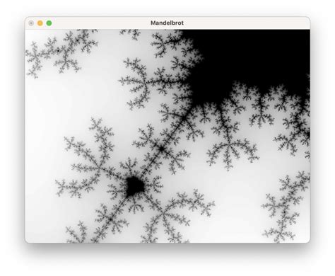 Github Obedlee Mandelbrotset