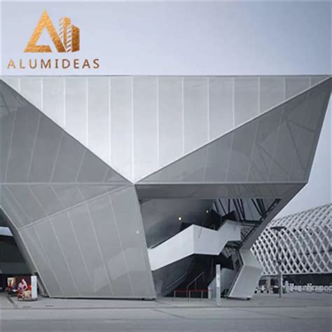 Aluminum Custom Perforated Patterned Aluminum Cladding Panel Alumideas