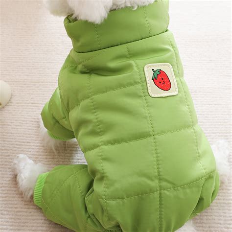 秋冬装加厚加绒宠物衣服小狗狗四脚冬天小型犬泰迪比熊博美雪纳瑞虎窝淘