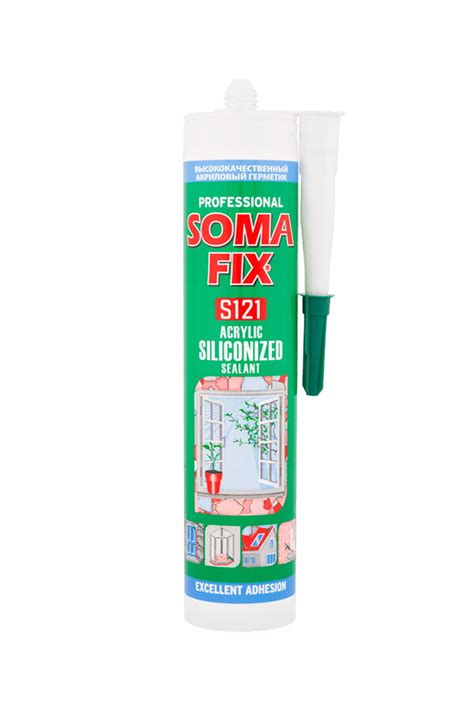 Купити Герметик акриловий силіконіз Soma Fix 280 мл за ціною 7100 грн