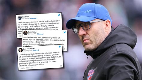 Ależ reakcja na sensacyjne odejście Marka Papszuna Szanuję w opór Mistrz Przegląd Sportowy